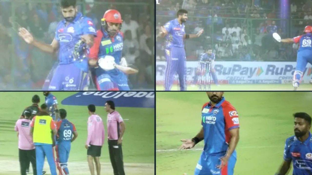 [WATCH] IPL 2025: Jasprit Bumrah and Karun Nair involves in verbal altercation in high voltage ...
